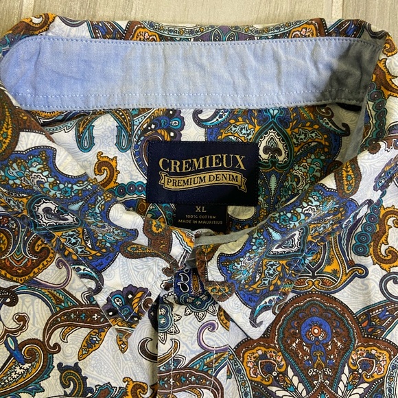 Daniel Cremieux | Shirts | Vintage Cremieux Premium Denim Collared ...